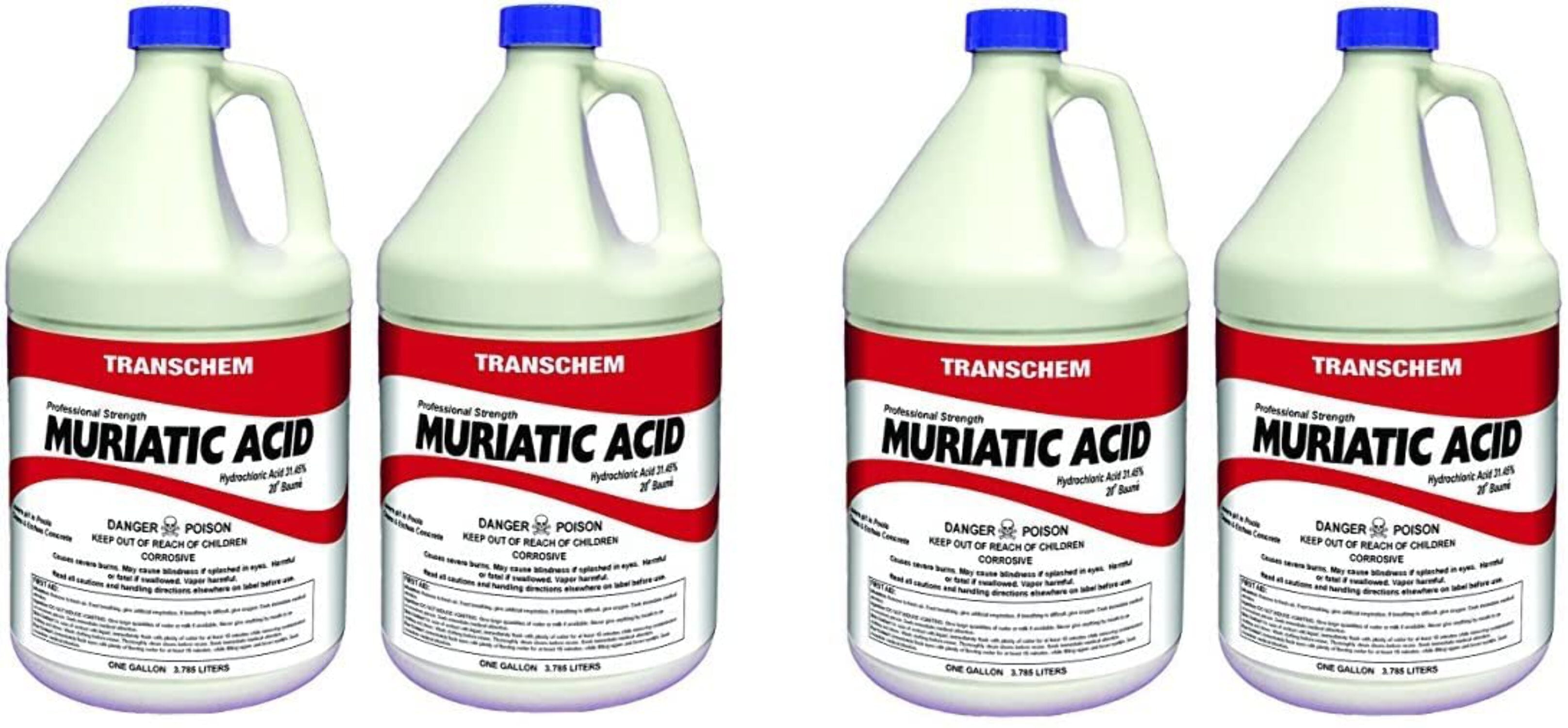 Sunbelt Chemicals 1 Gallon Muriatic Acid, Liquid PH Reducer for ...
