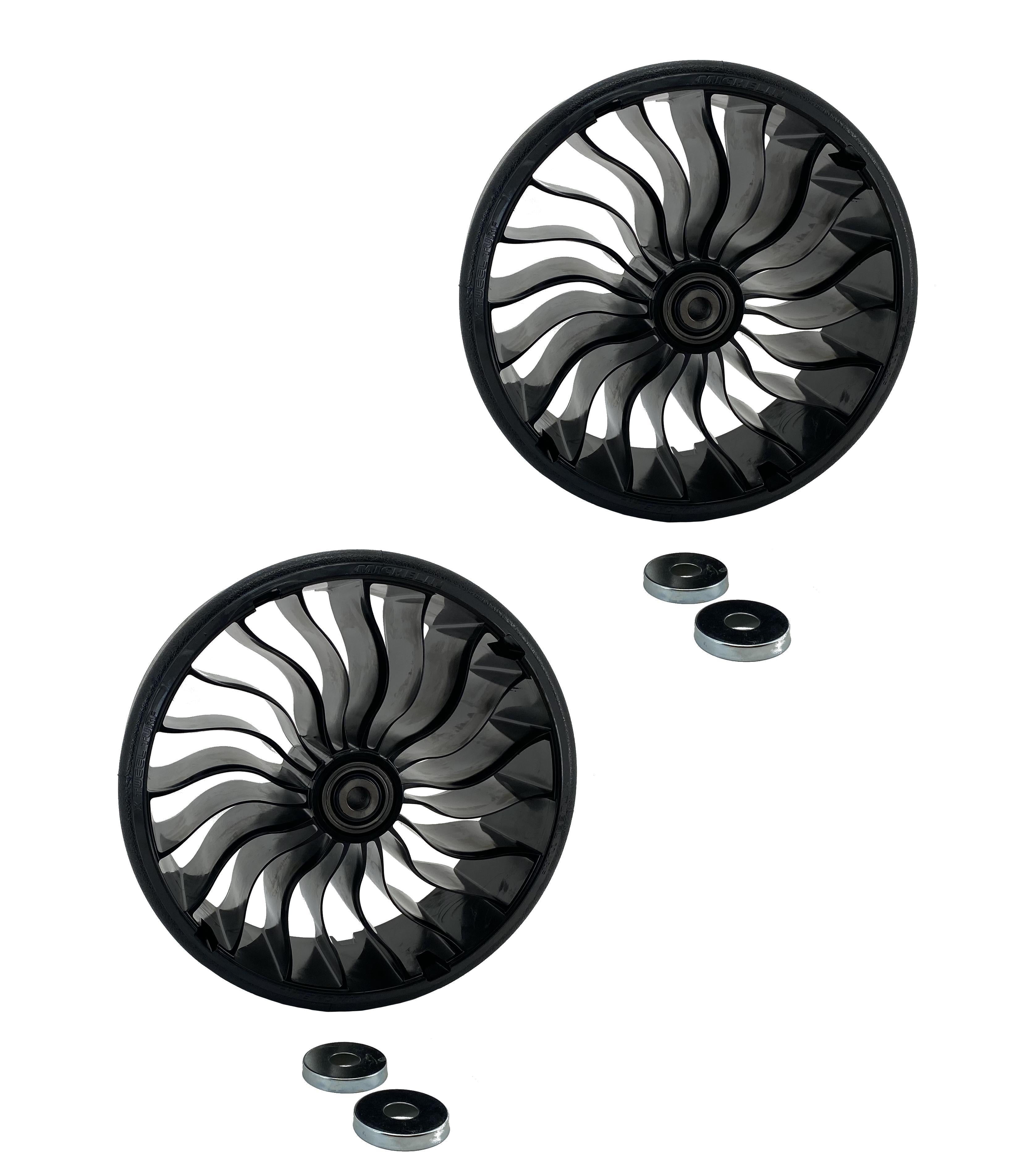 "Sunbelt Products - Set of 2 Heavy Duty 13X6.5N6 X-Tweel Turf Caster ...