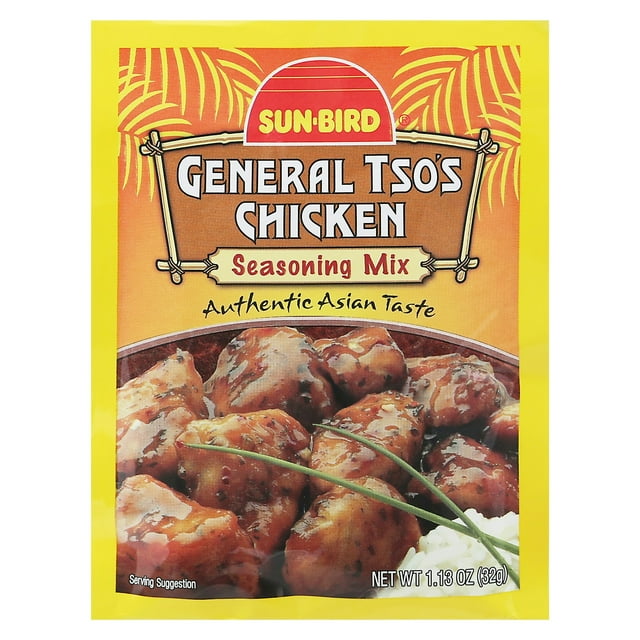 Sunbird General Tso Chicken Seasoning Mix 1.14 oz (Pack of 24 ...