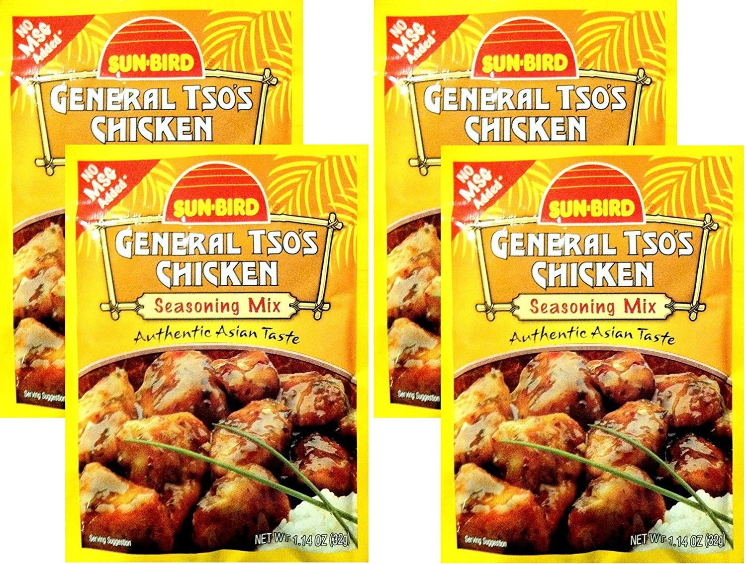 Sunbird General Tso's Chicken AKF18 Seasoning Mix, 1.14 Ounce Packet ...