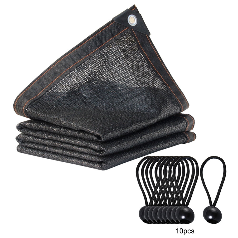 Sunblock Shade Cloth Net Black UV Resistant Garden Shade Mesh Tarp for ...