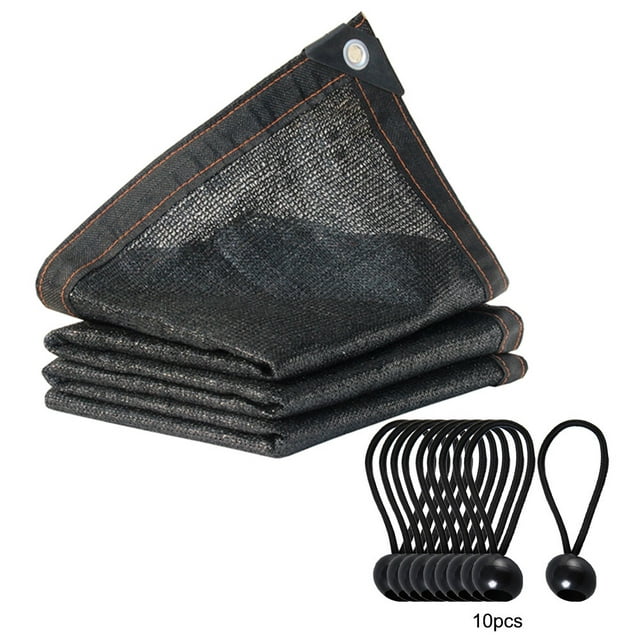 Sunblock Shade Cloth Net Black UV Resistant Garden Shade Mesh Tarp for ...
