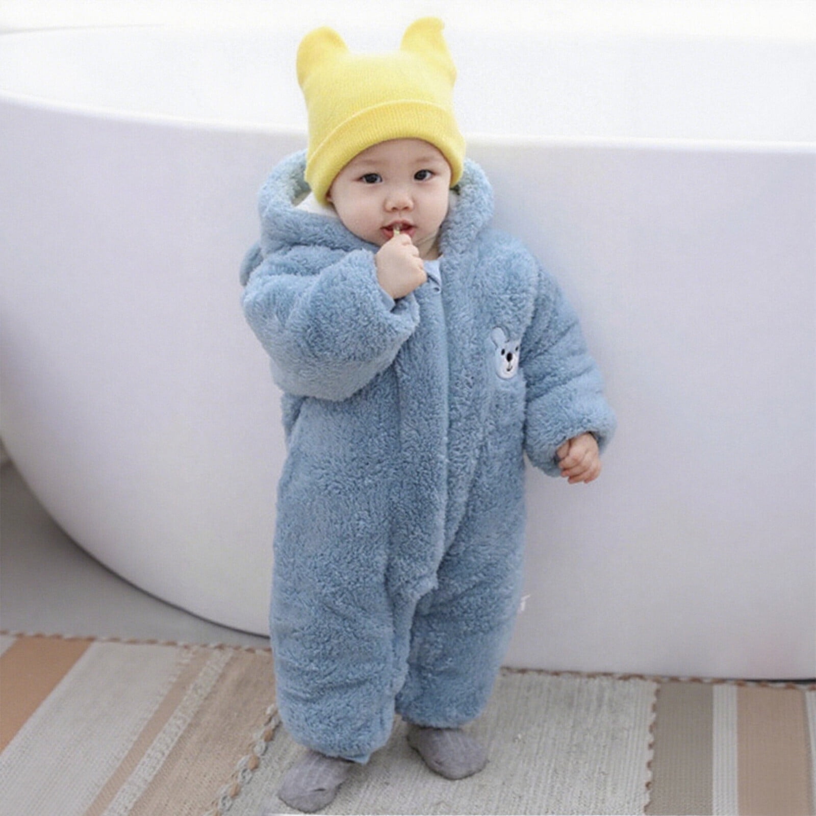 Sunbona Boys And Girls Bodysuits For Infants Thick And Warm Outing ...
