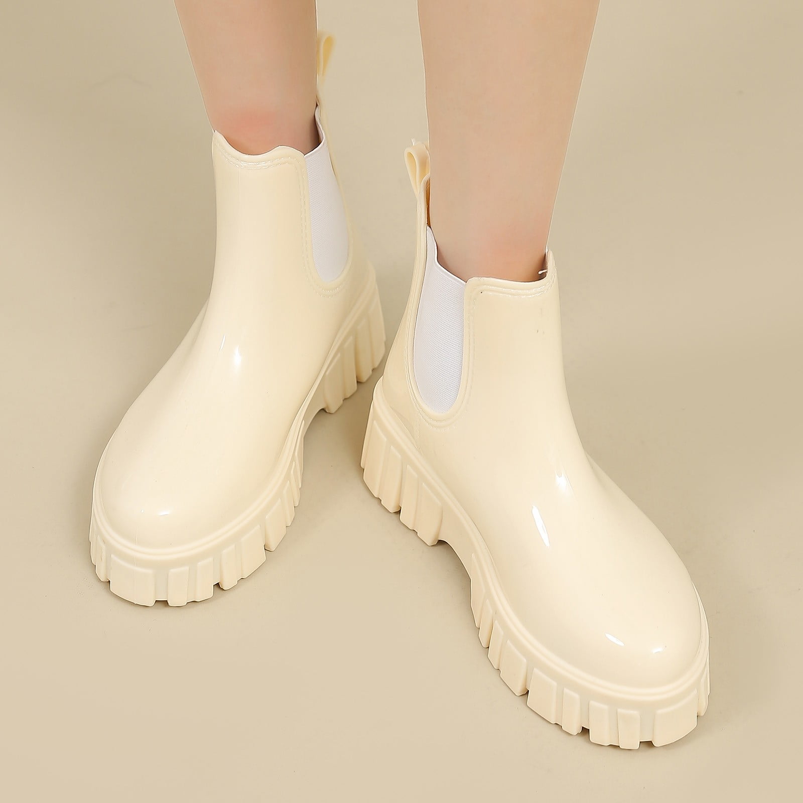 Sunbona Snow Boots Women Non Detachable With Cotton Inside Rain Boots ...