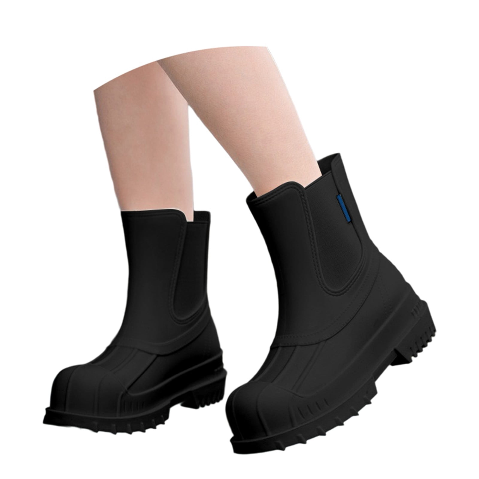 Sunbona Stylish Women's Rain Shoes For Casual Wear Versatile Slip On ...