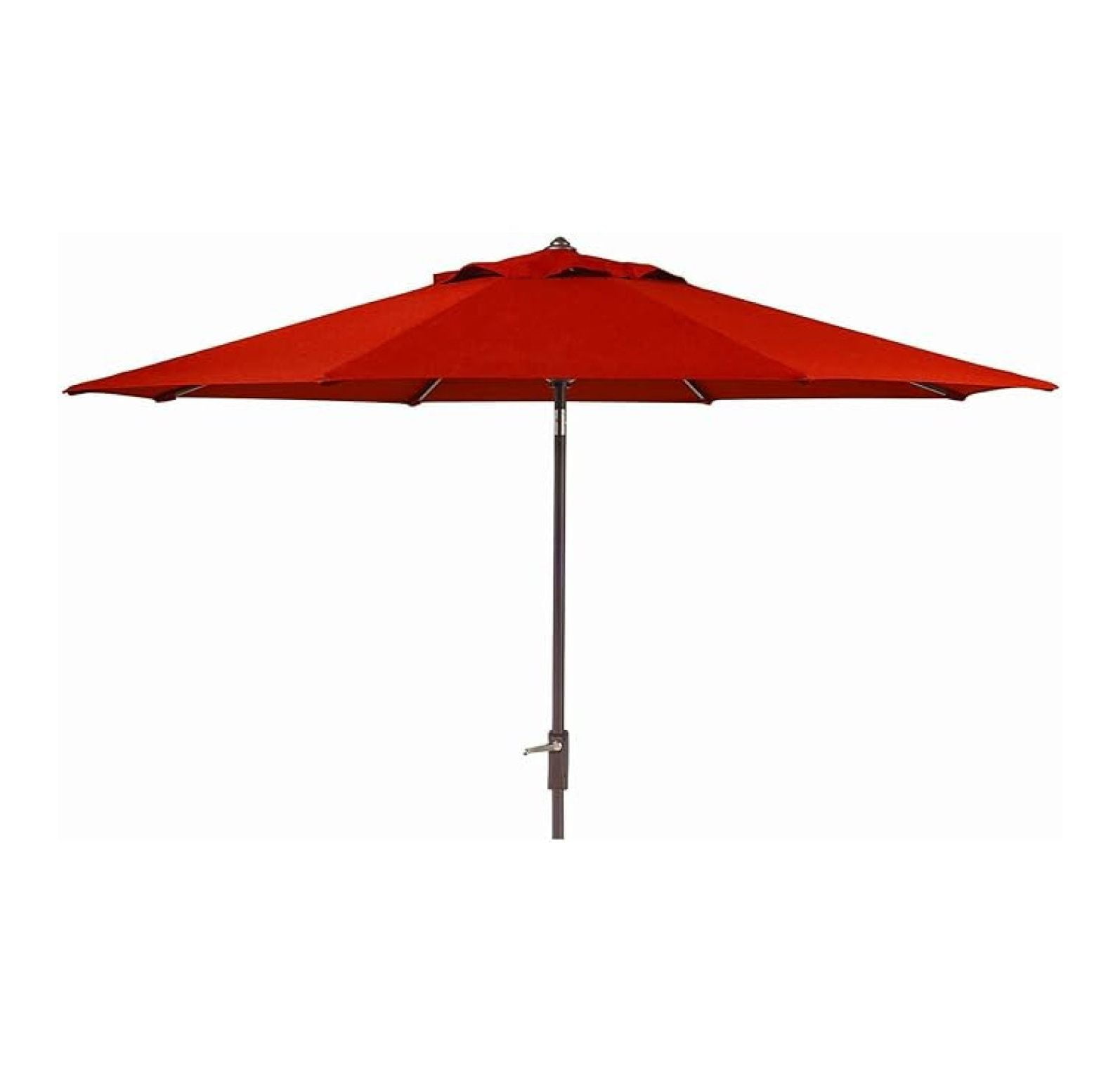 Sunbrella 10 Ft Patio Umbrella - Red, Auto Tilt, Aluminum Frame ...