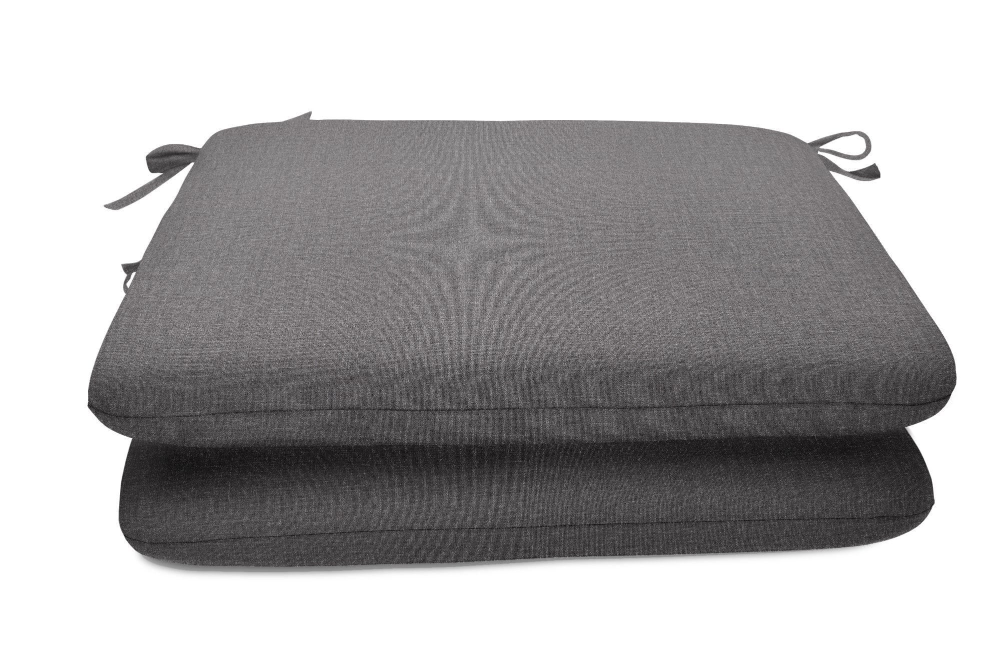 Sunbrella 18" x 18" Seat Pad 2 Pack - Cast Slate - Walmart.com