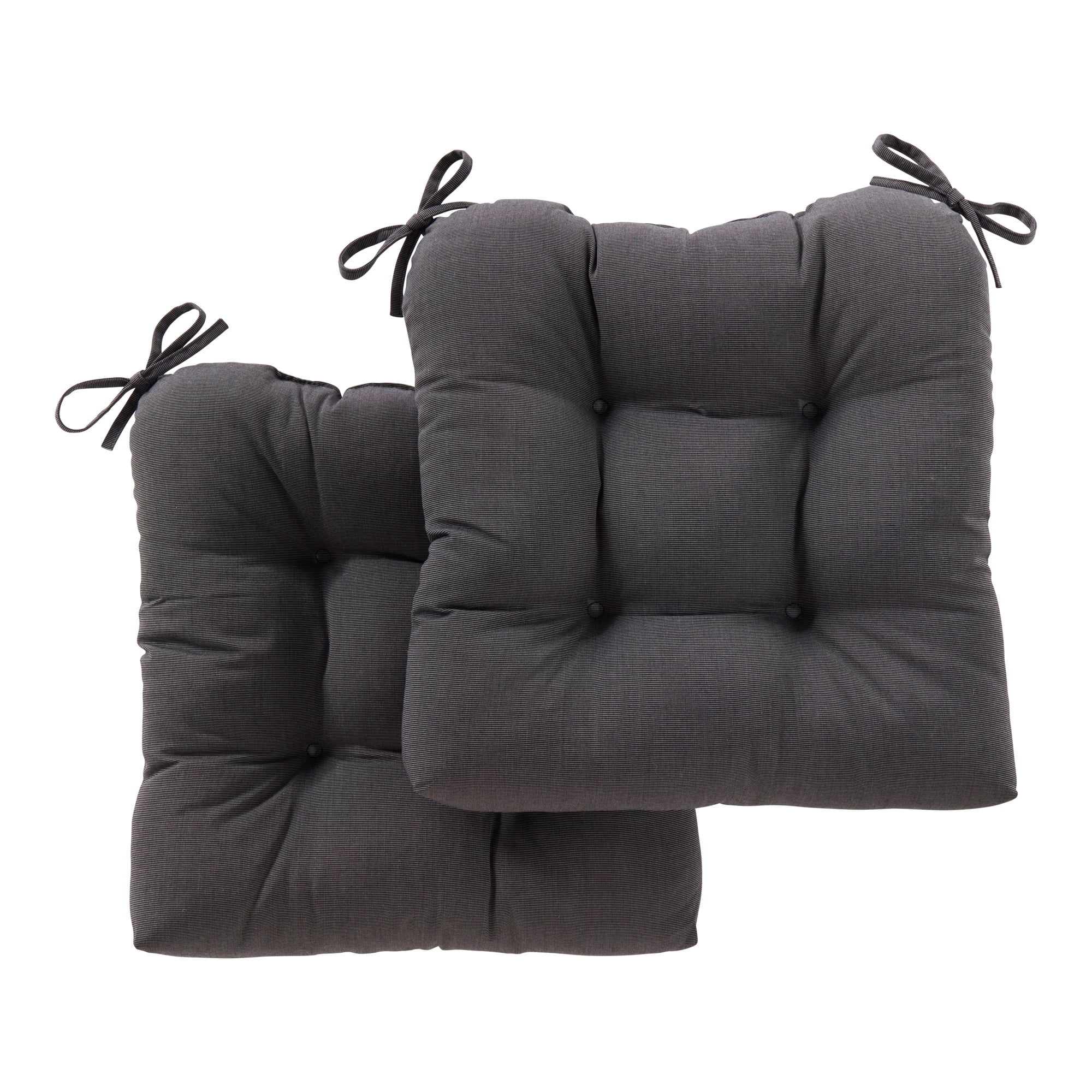 Sunbrella 20 x 20 in. Outdoor Tufted Dining Seat Cushion (2-Pack ...