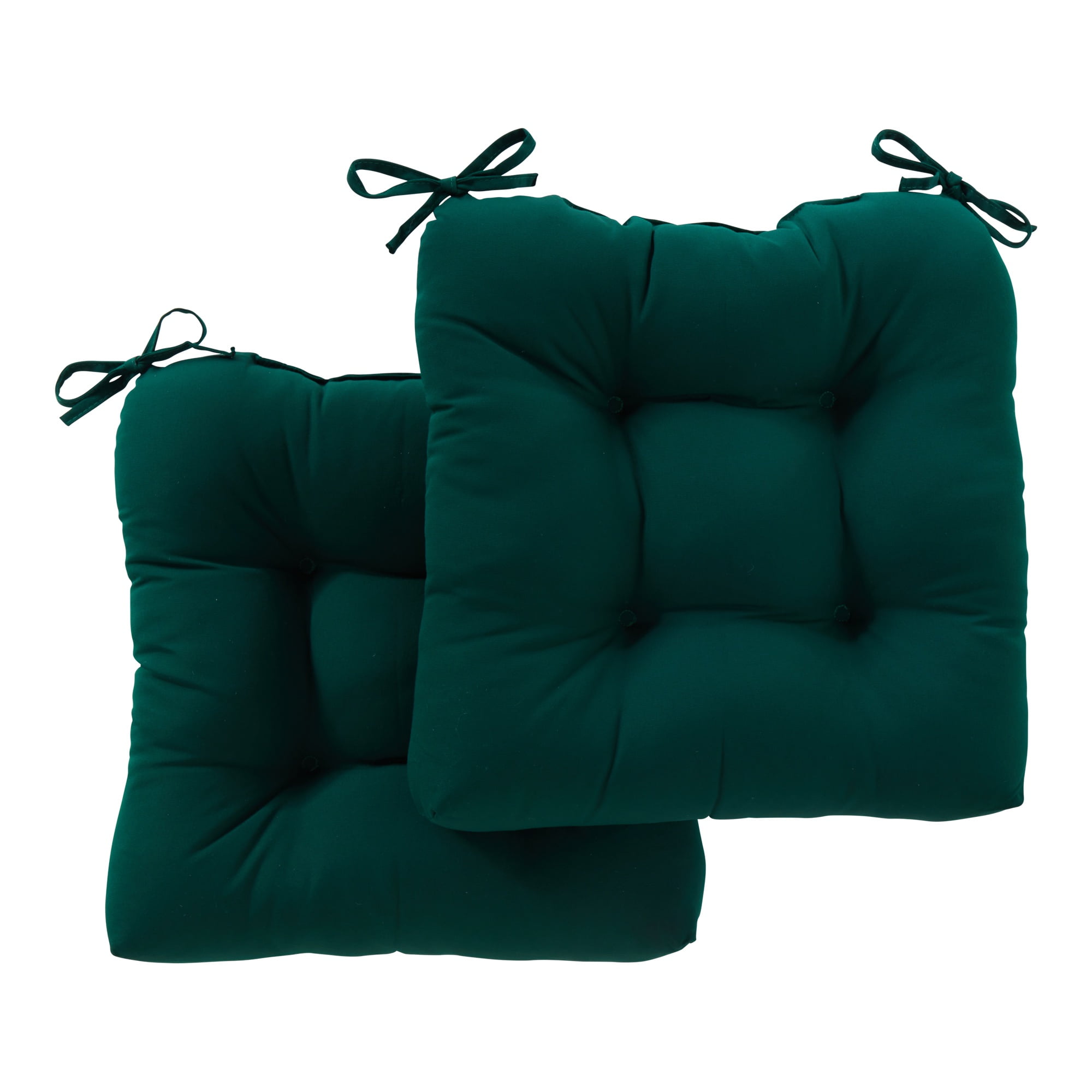 Sunbrella 20 x 20 in. Outdoor Tufted Dining Seat Cushion (2-Pack ...