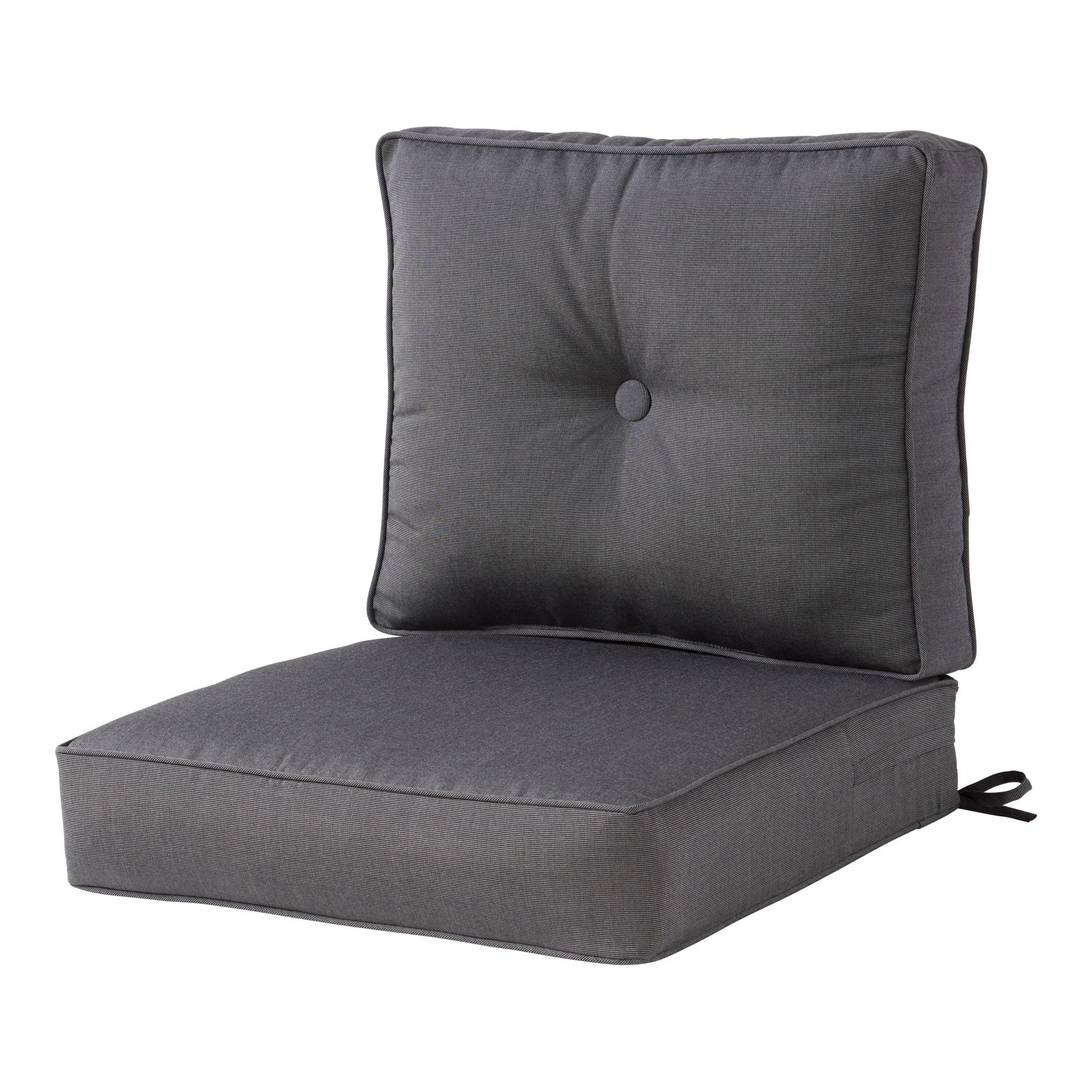 Greendale Home Fashions, Outdoor Deep Seat Cushion Set, Canvas Coal ...
