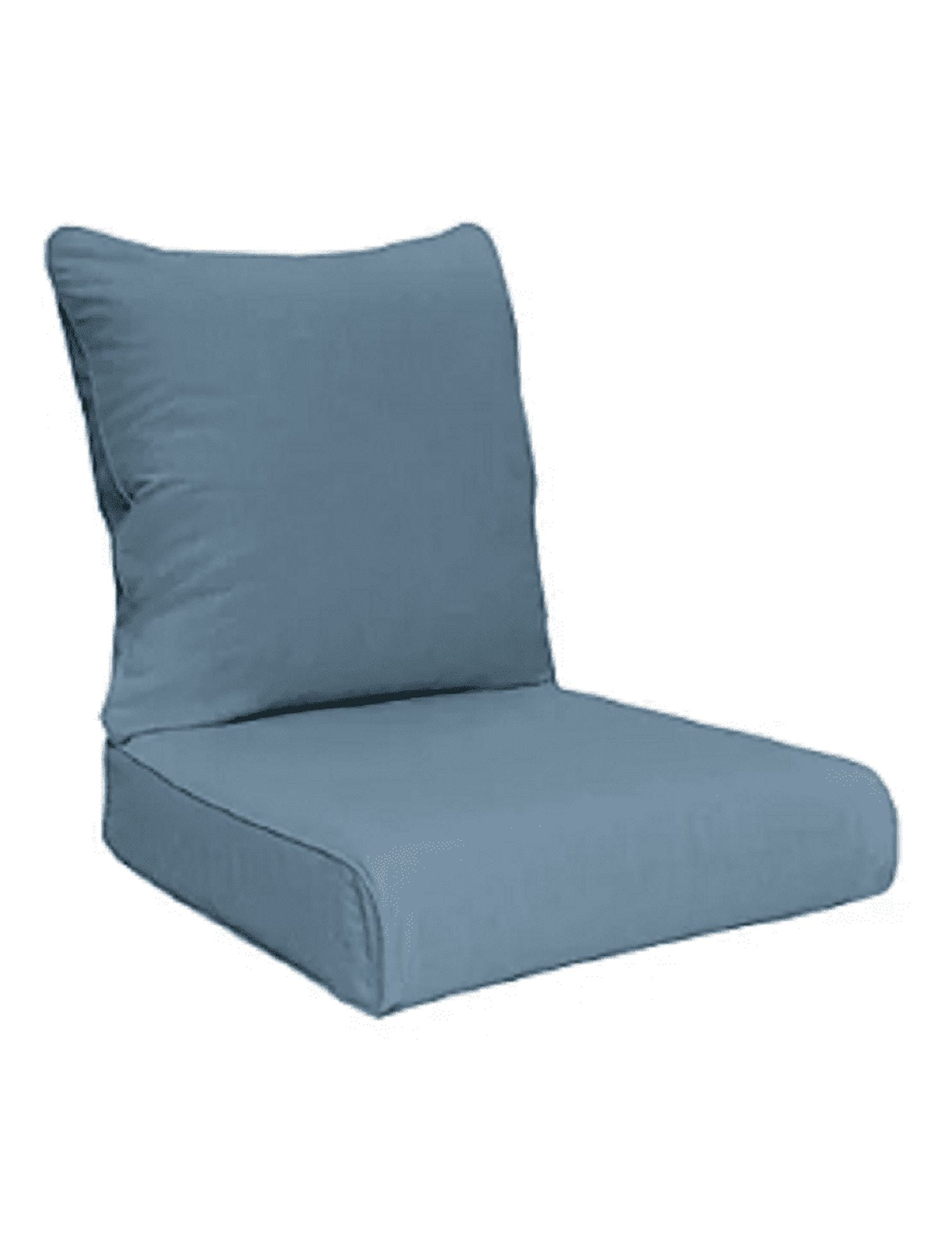 Sunbrella Patio Outdoor Chair Deep Seating Cushion, Spectrum Denim ...
