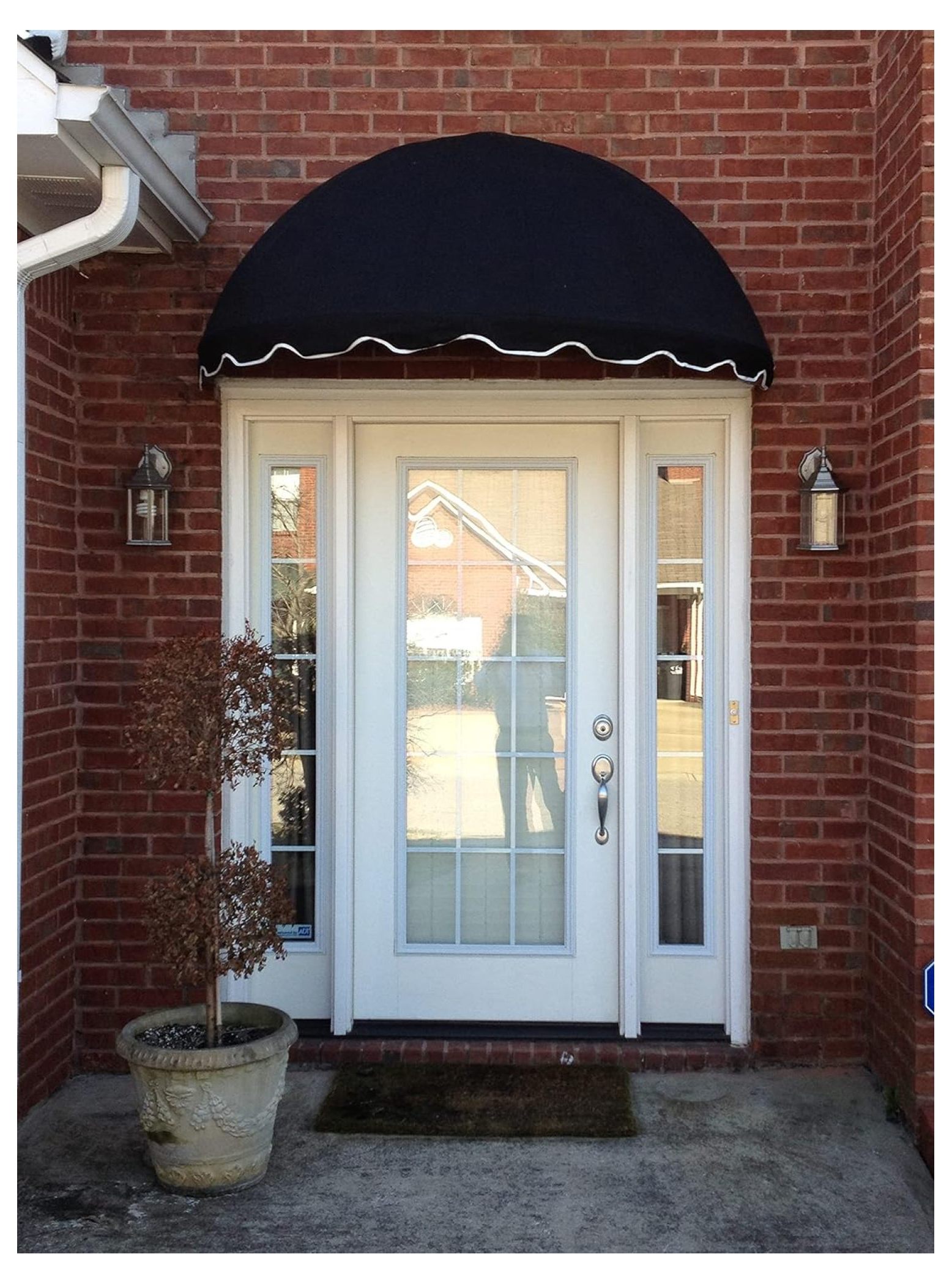 Sunbrella Dome Window Awning/Door Awning/ 5 Colors + 3 Sizes/Door ...