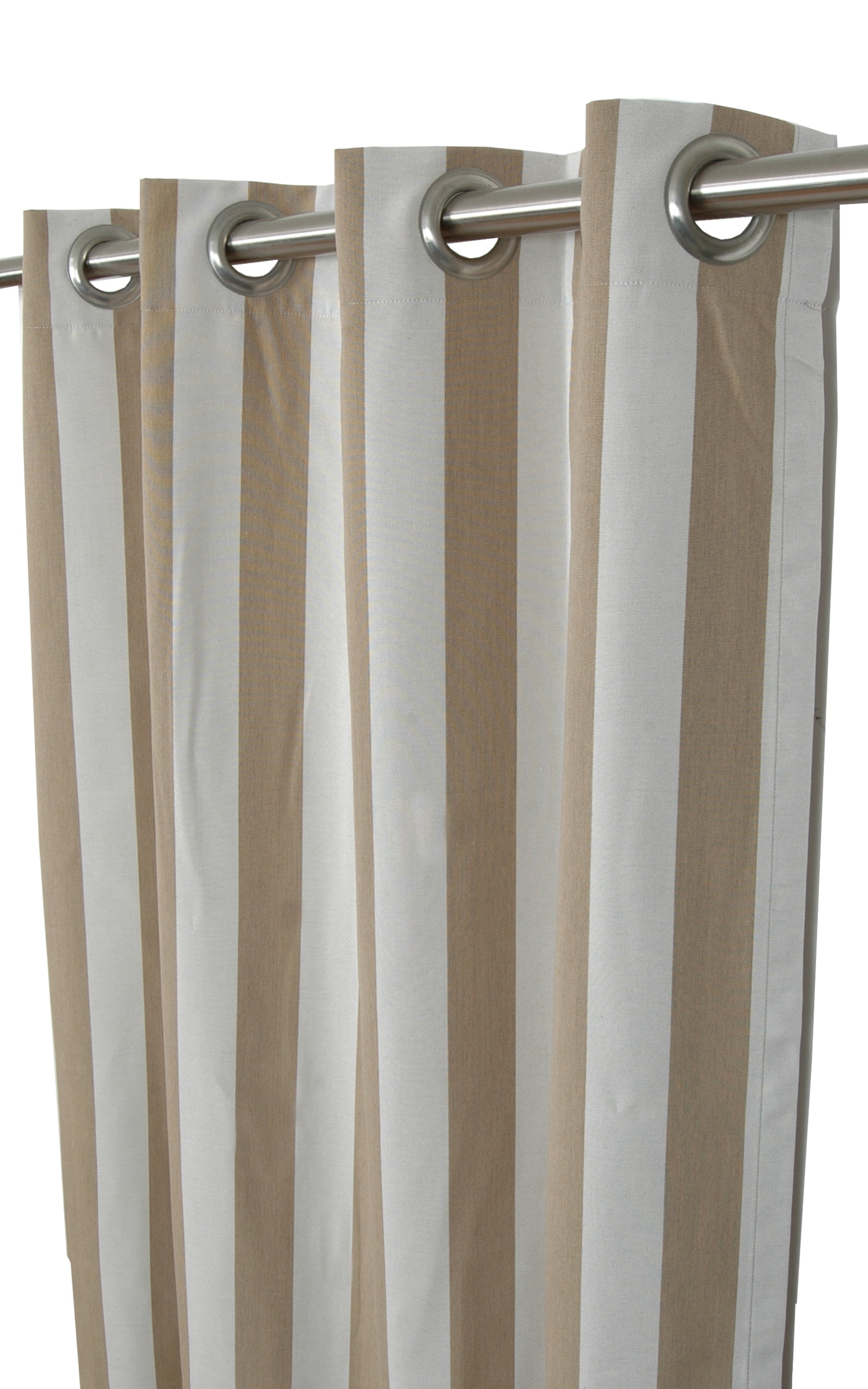 Sunbrella Maxim Heather Beige Indoor/Outdoor Curtain Panel by Sweet ...