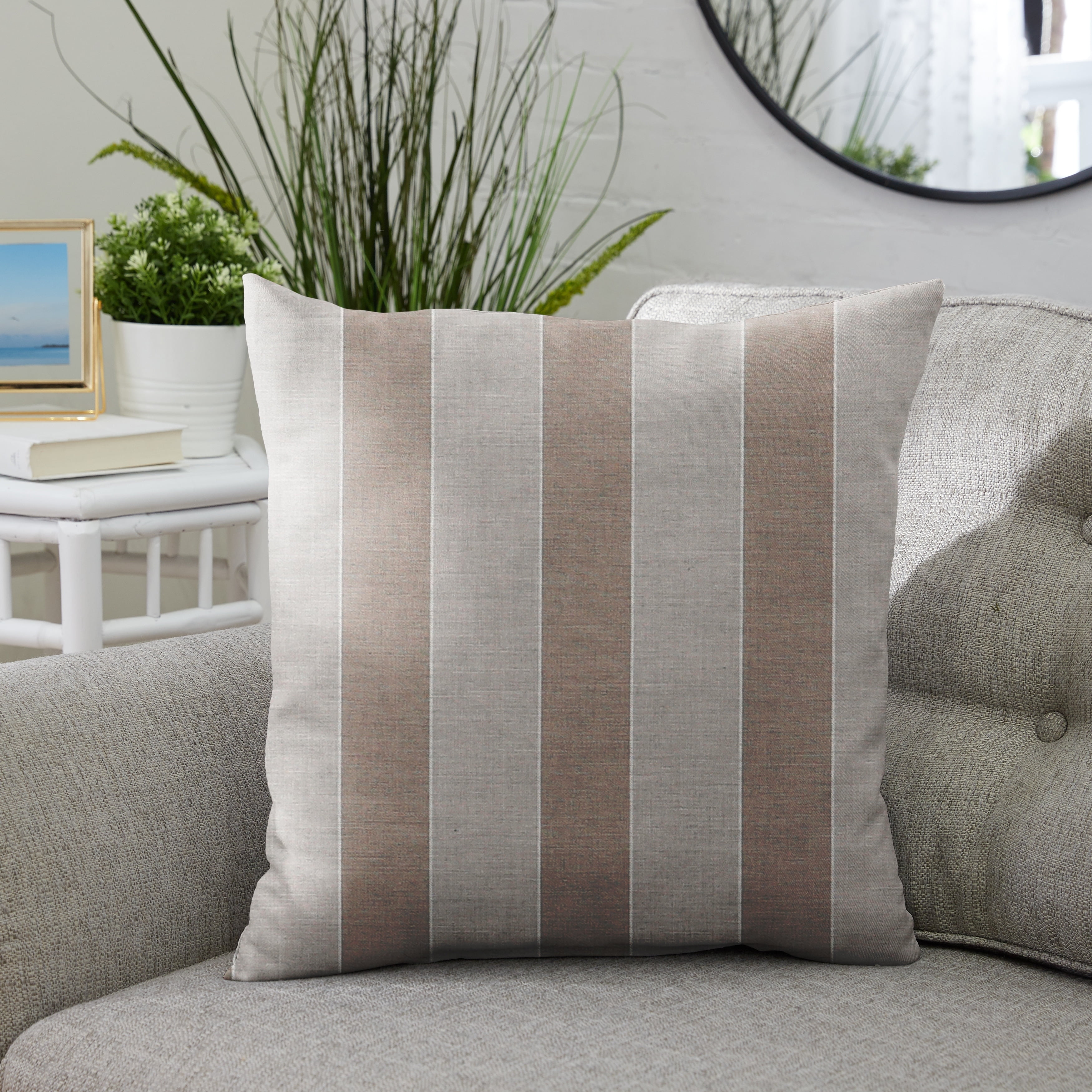 Sunbrella Range Dune Indoor/ Outdoor Pillow, 20 in x 20 in - Walmart.com