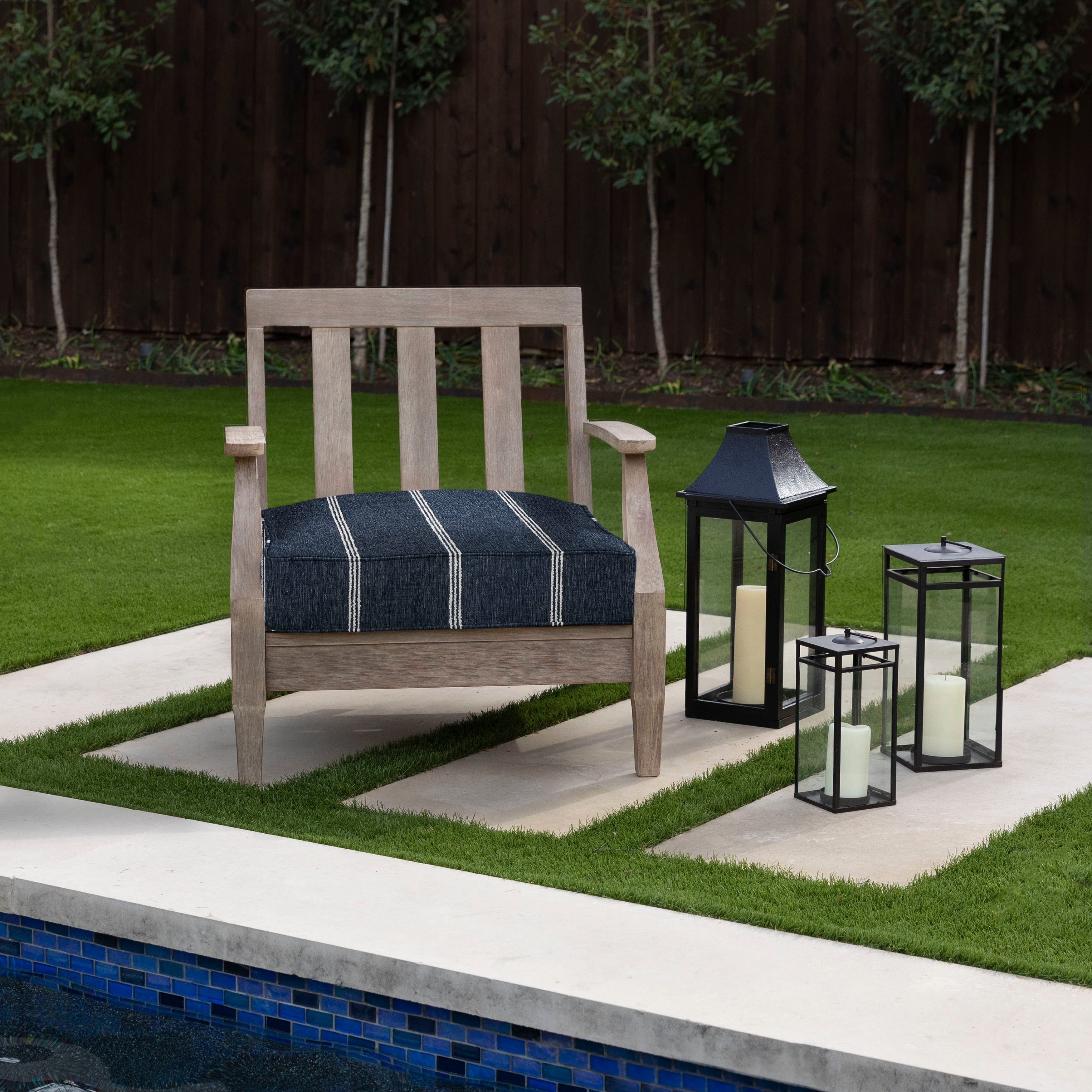 Sunbrella Sorra Home Outdoor Corded Deep Seating Cushion 23 In W X 27
