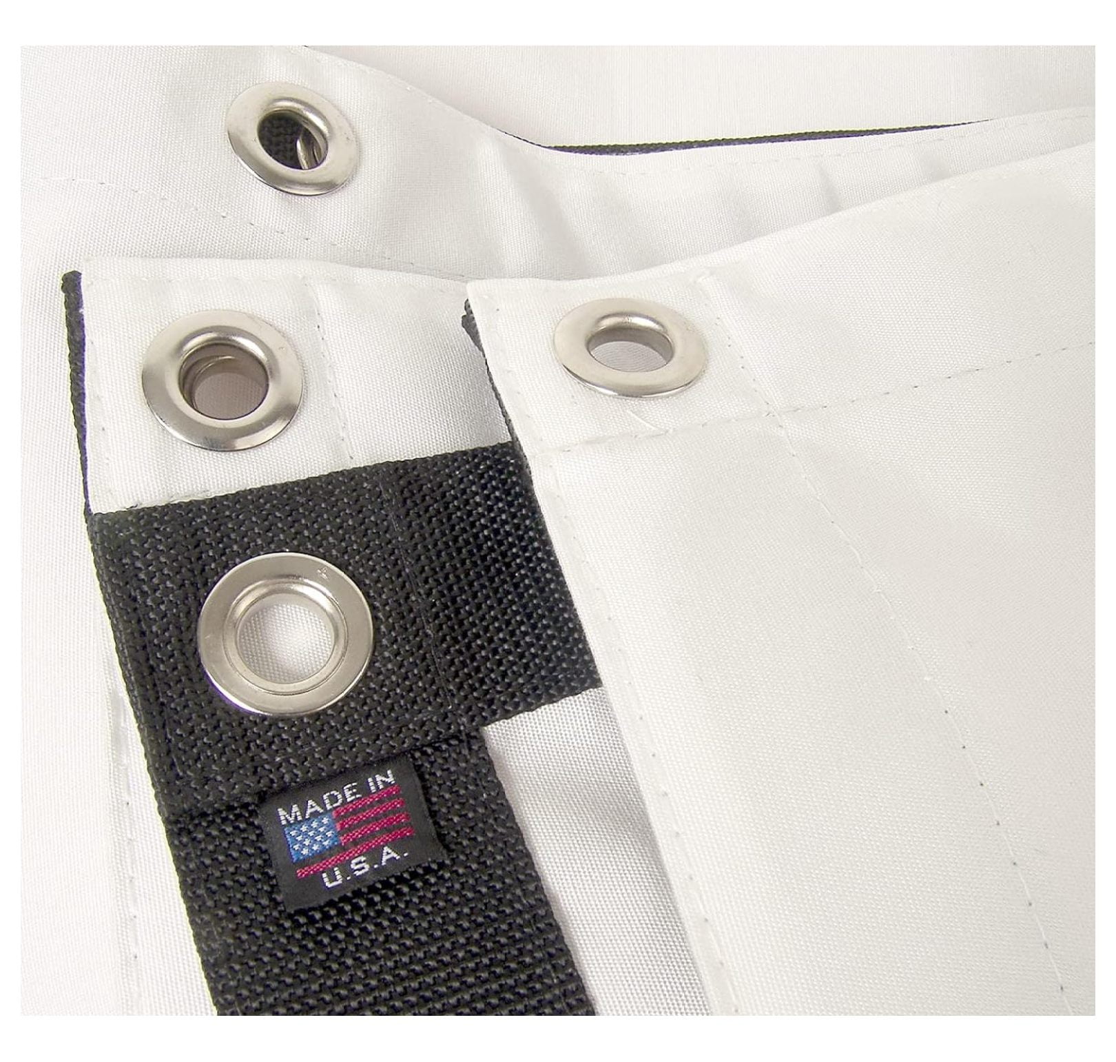 Sunbrella Tarp, Natural (White) w/Reinforced Edges & 1/2" Inch Rolled ...