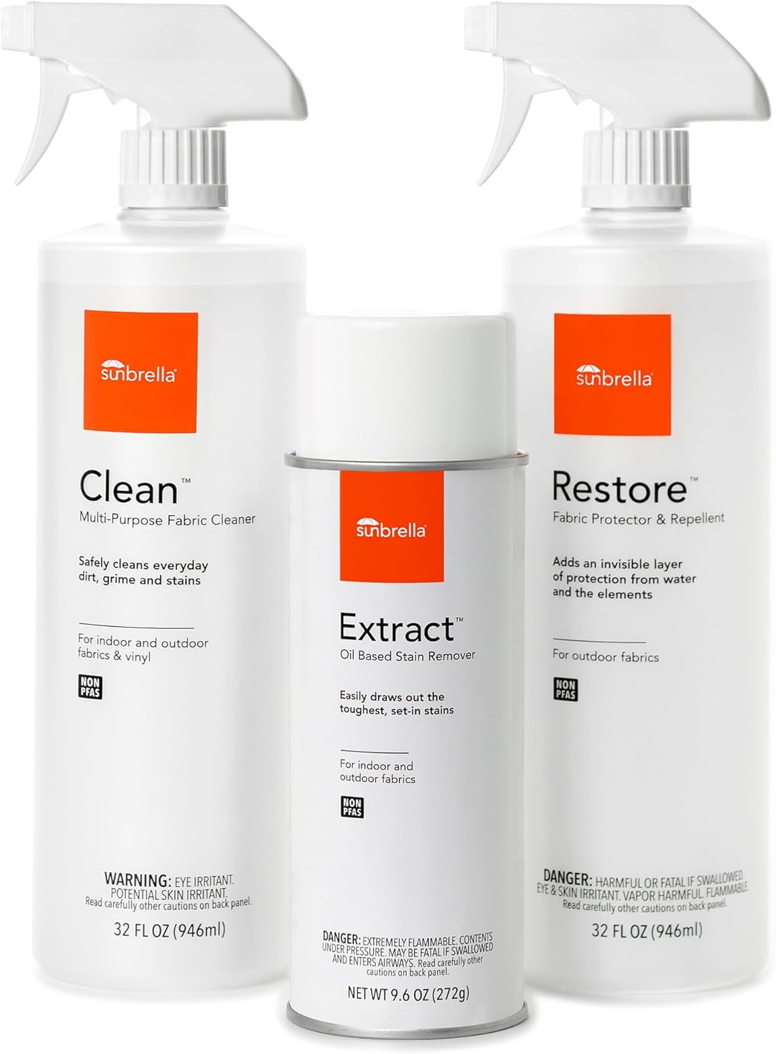 Sunbrella Total Care Kit | Clean, Protect & Restore Fabric & Upholstery ...