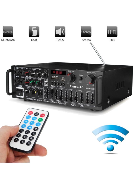 Bluetooth Car Amplifiers in Car Amplifiers - Walmart.com