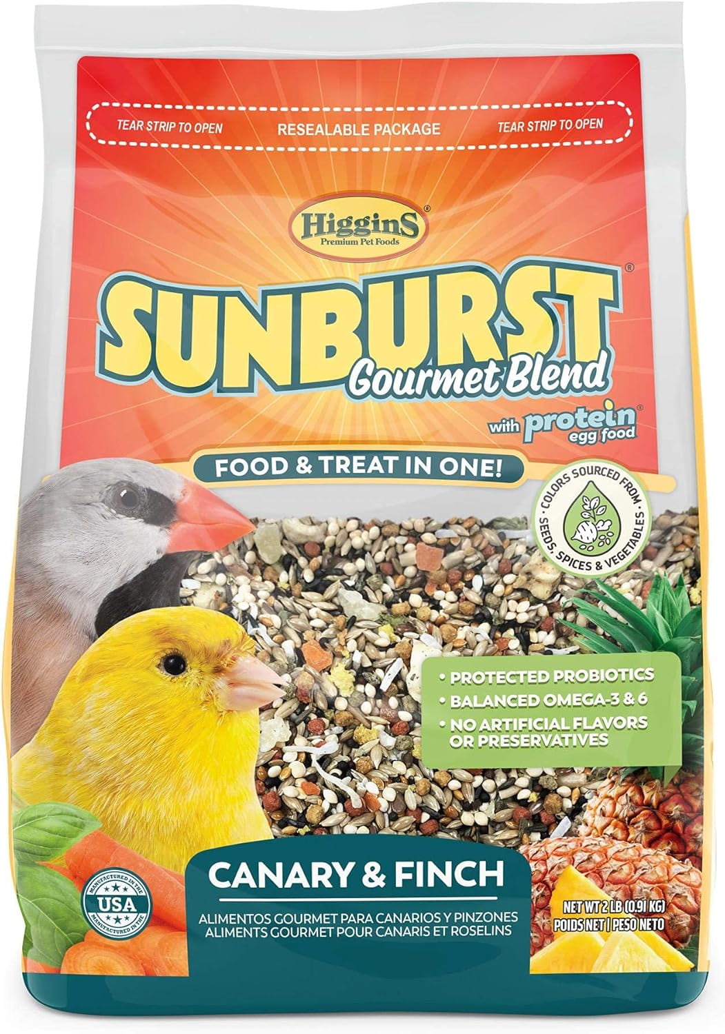 Sunburst Gourmet Blend Canary & Finch - Walmart.com
