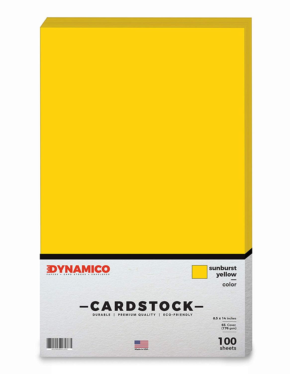 Sunburst Yellow 8.5 x 14" Cardstock Paper - Legal/Menu Size - for Cards ...
