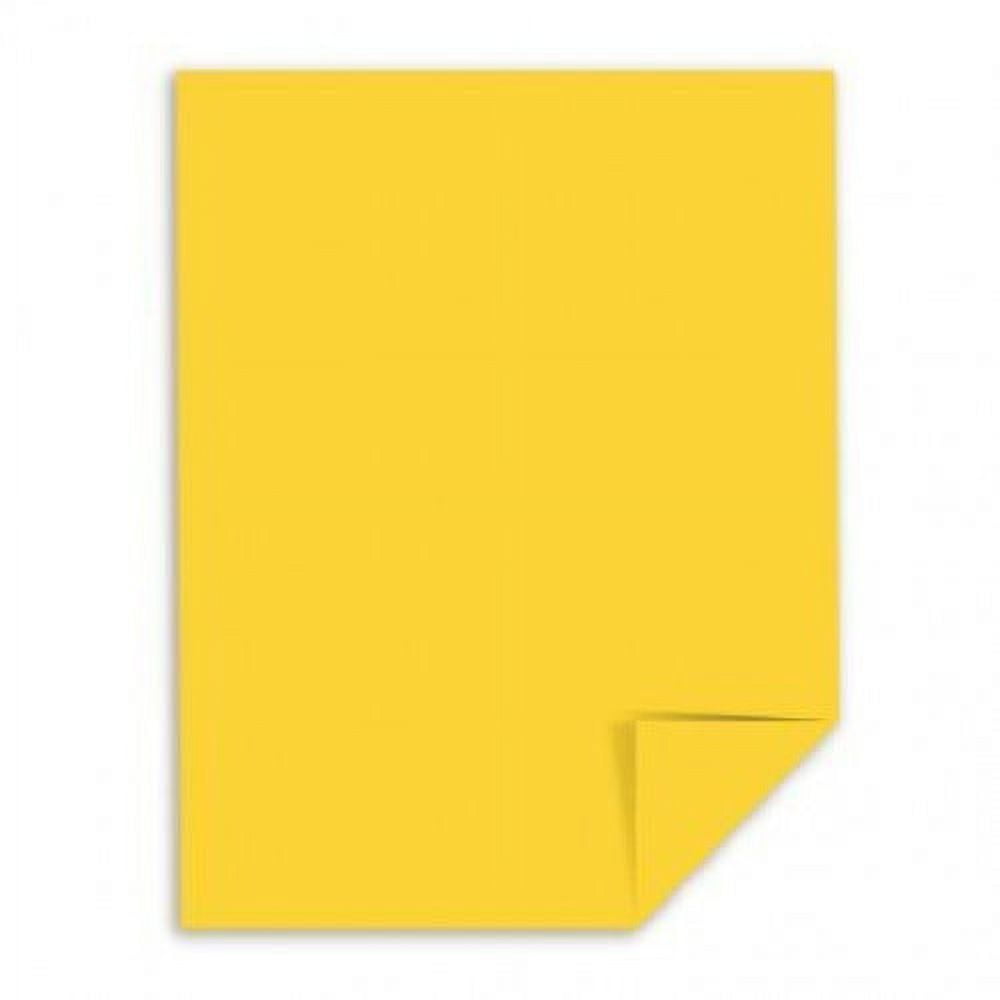 Sunburst Yellow - Color Card Stock,65lb 50 Sheets (8.5 x 11) - Walmart.com