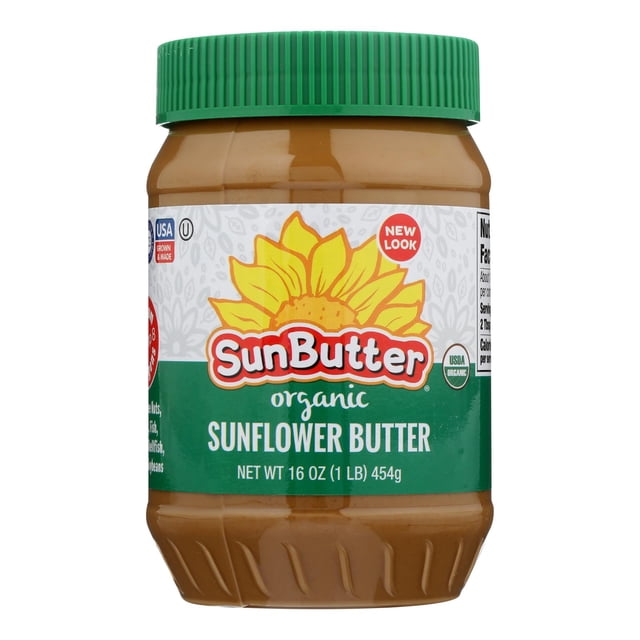 Sunbutter Sunflower Butter - Natural - Case of 6 - 16 oz. - Walmart ...