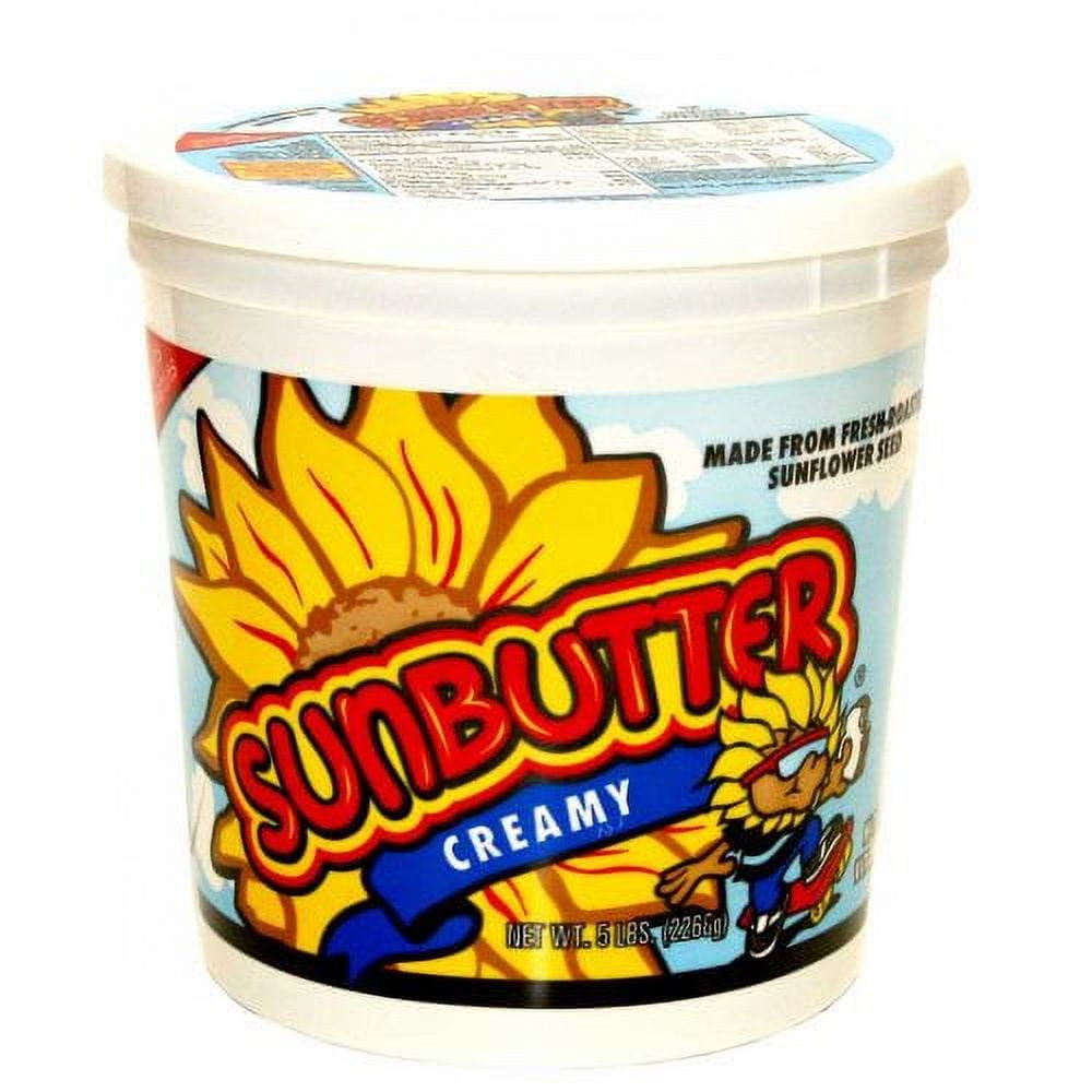 Sunbutter Creamy Sunflower Seed Spread, Peanut & Tree-nut Free, Bulk ...