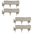 Suncast 10 Piece Easy Dig Garden Landscape Design Stone Border Edging ...