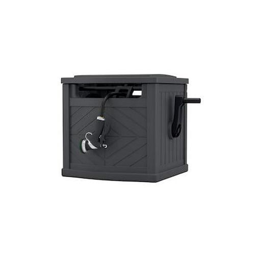 Suncast 150 ft. Gray Free Standing Hideaway Hose Reel - Walmart.com