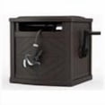 Suncast 150 ft. Hideaway Hose Storage, Durable Resin, Easy Rewind ...