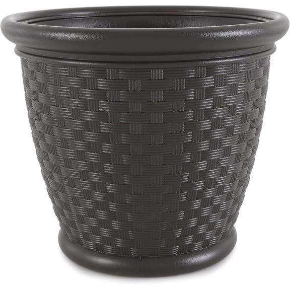 Resin Wicker Planter