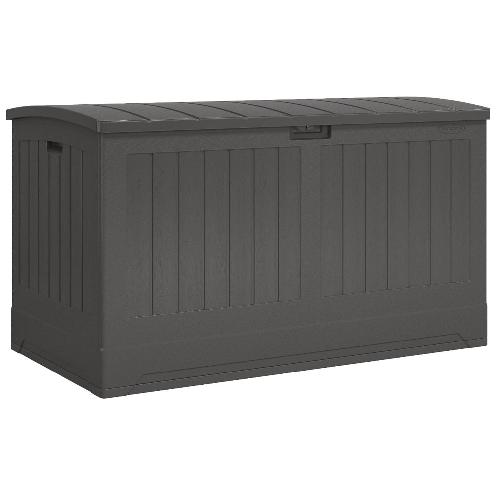 Suncast 200 Gallon Outdoor Yard Storage Container, Decorative Lockable ...