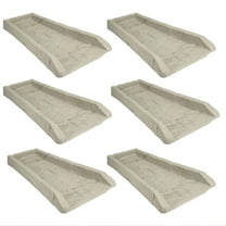 "NuCast Solid Precast Concrete Splash Block 3""x11""x30"" - Rain and ...