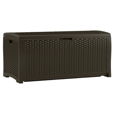 Suncast Lockable Plastic Outdoor Patio Deck Cabinet Storage Box ...