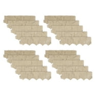 Suncast Quick Edge 35 Inch Single Strip Resin Lawn Edging, Flagstone (4 Pack) - Walmart.com