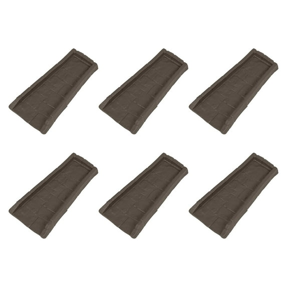 Suncast Outdoor Decorative Rain Gutter Downspout Splash Block, Java (6 ...