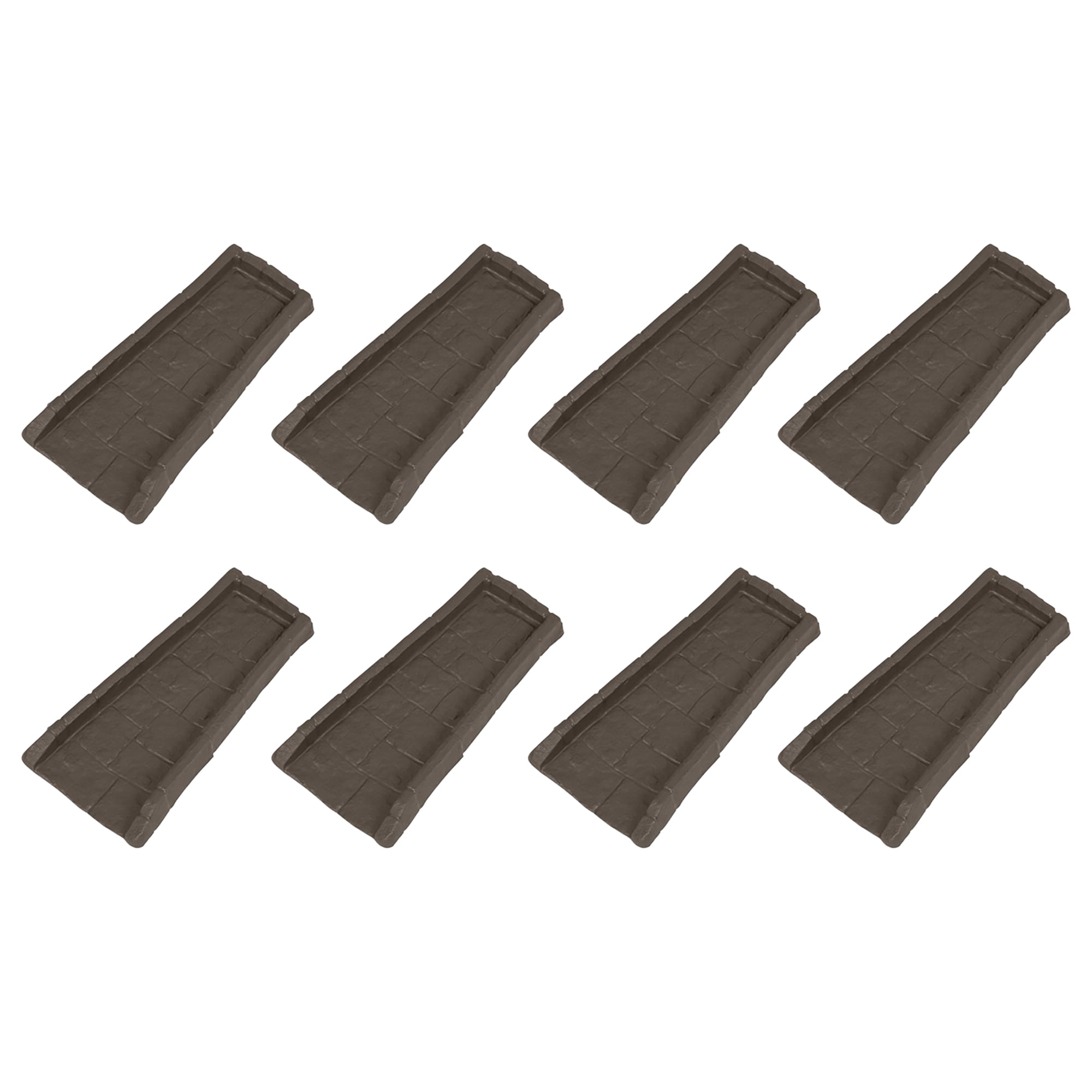 Suncast Outdoor Decorative Rain Gutter Downspout Splash Block, Java (8 ...