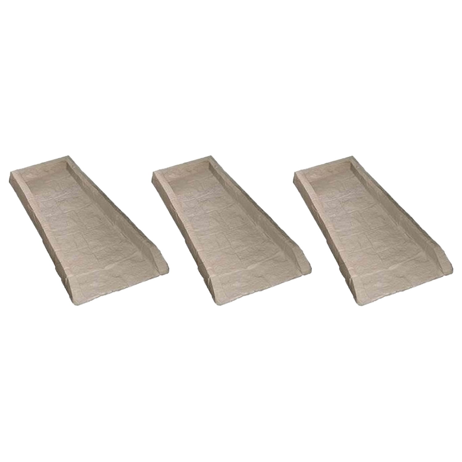 Suncast SB24 Spout Concrete Splash Block for Rain Gutter, Taupe - 3 ...