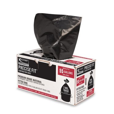 Ultrasac - Extra Heavy Duty Contractor Bags, 42 Gallon, 3 Mil, 32" X 47 ...
