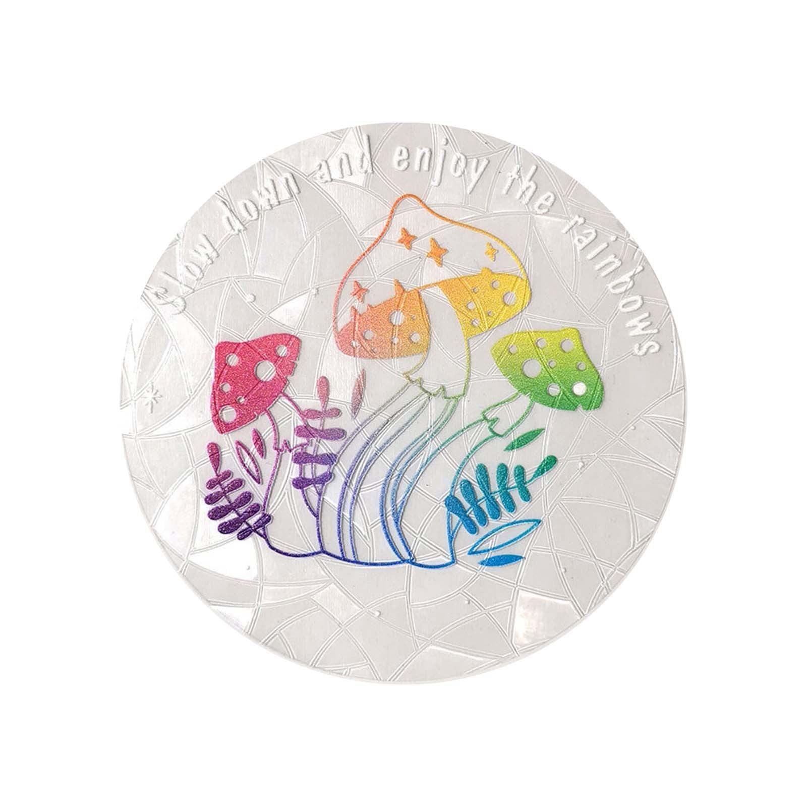 Suncatcher Rainbow Static Glass Sticker Collision Prevention Sticker ...