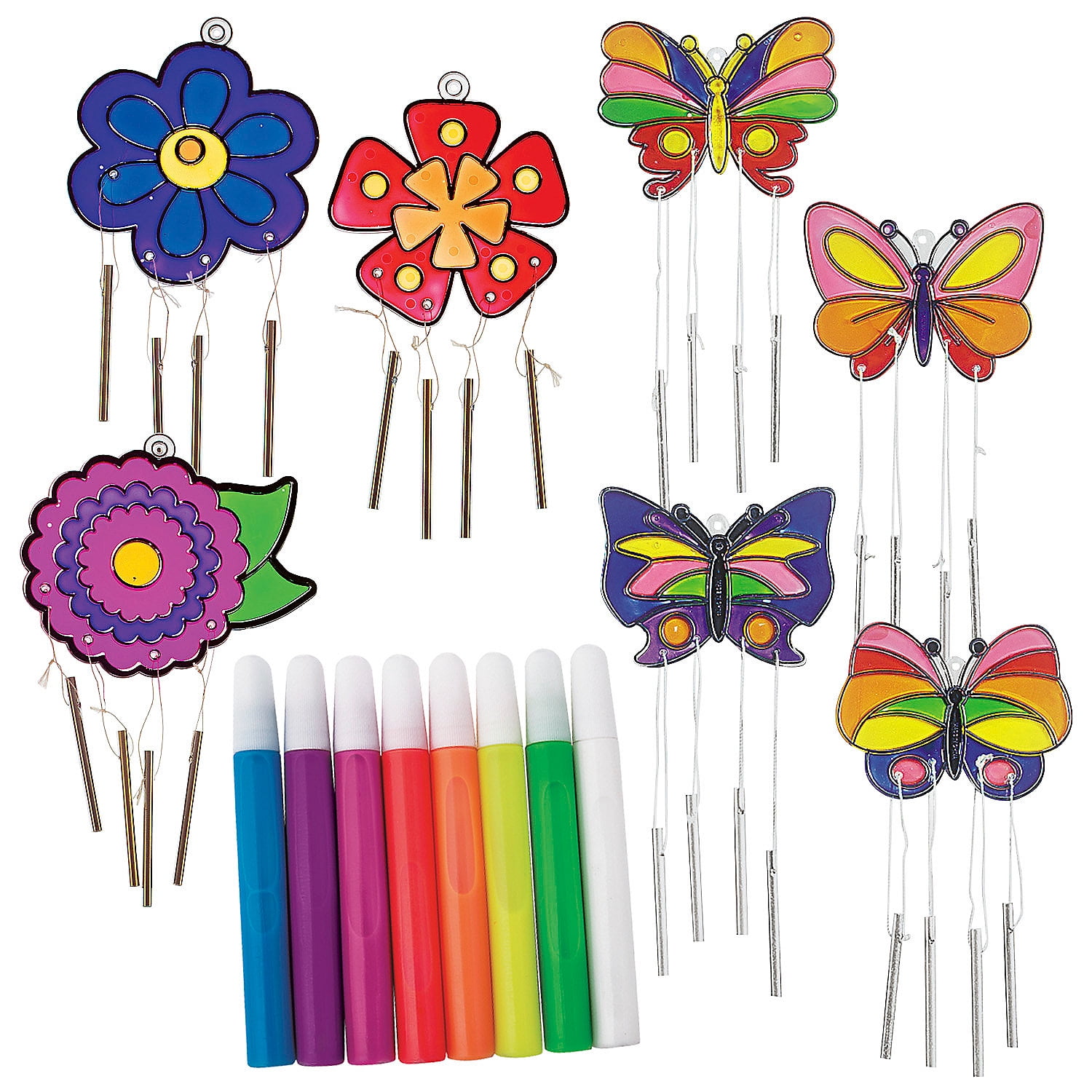 Suncatcher Wind Chimes & Paint Kit Assortment May Vary - Walmart.com