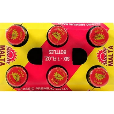 Malta India Non-Alcoholic Malt Beverage, 6 Pack, 7 fl oz Glass Bottles ...