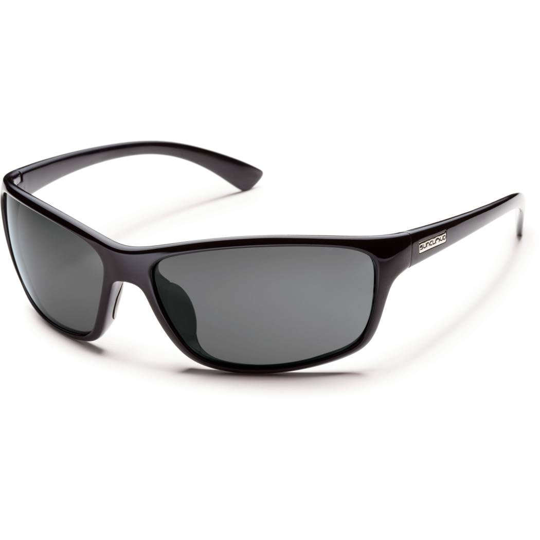 Suncloud Sentry Polarized Sunglasses Black Frame with Gray Lens ...