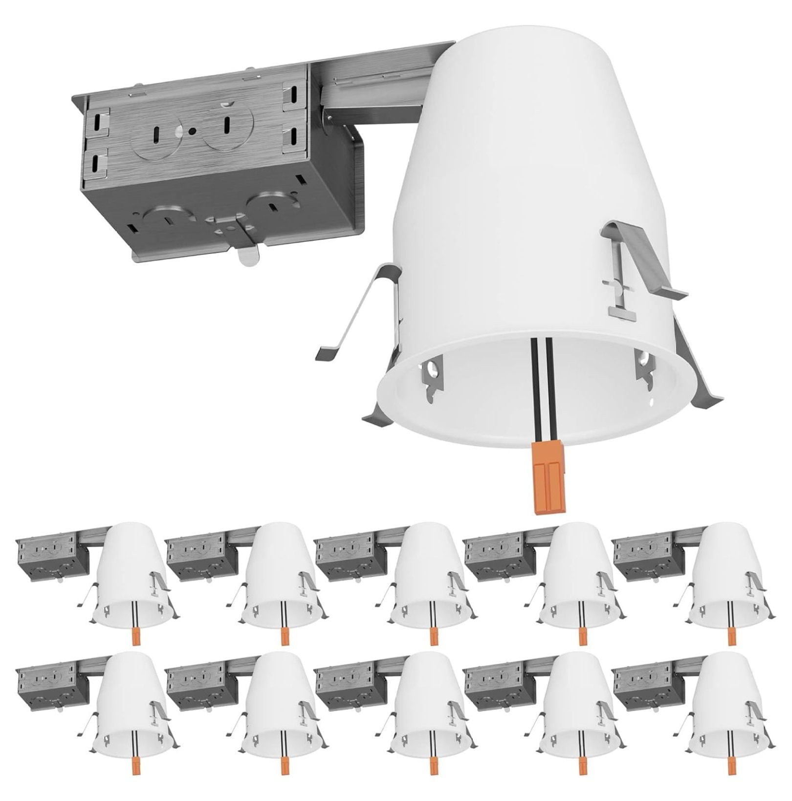 Sunco 10 Pack Can Lights for Ceiling 4 Inch Remodel Recessed Lighting ...