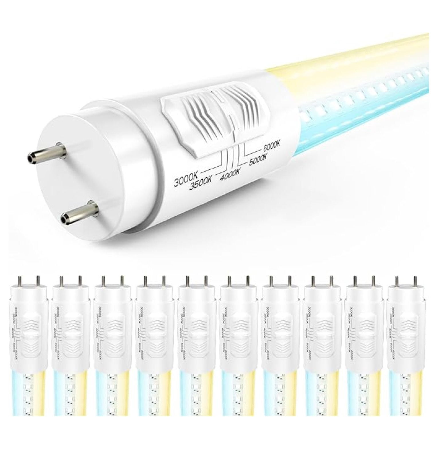 Sunco 10 Pack T8 LED Bulbs 4 Foot, Inch Tube Light Bulb Fluorescent ...