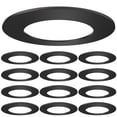 Sunco 12 Pack Goof Rings for 4 Inch Recessed Lights, Can Light Trim ...