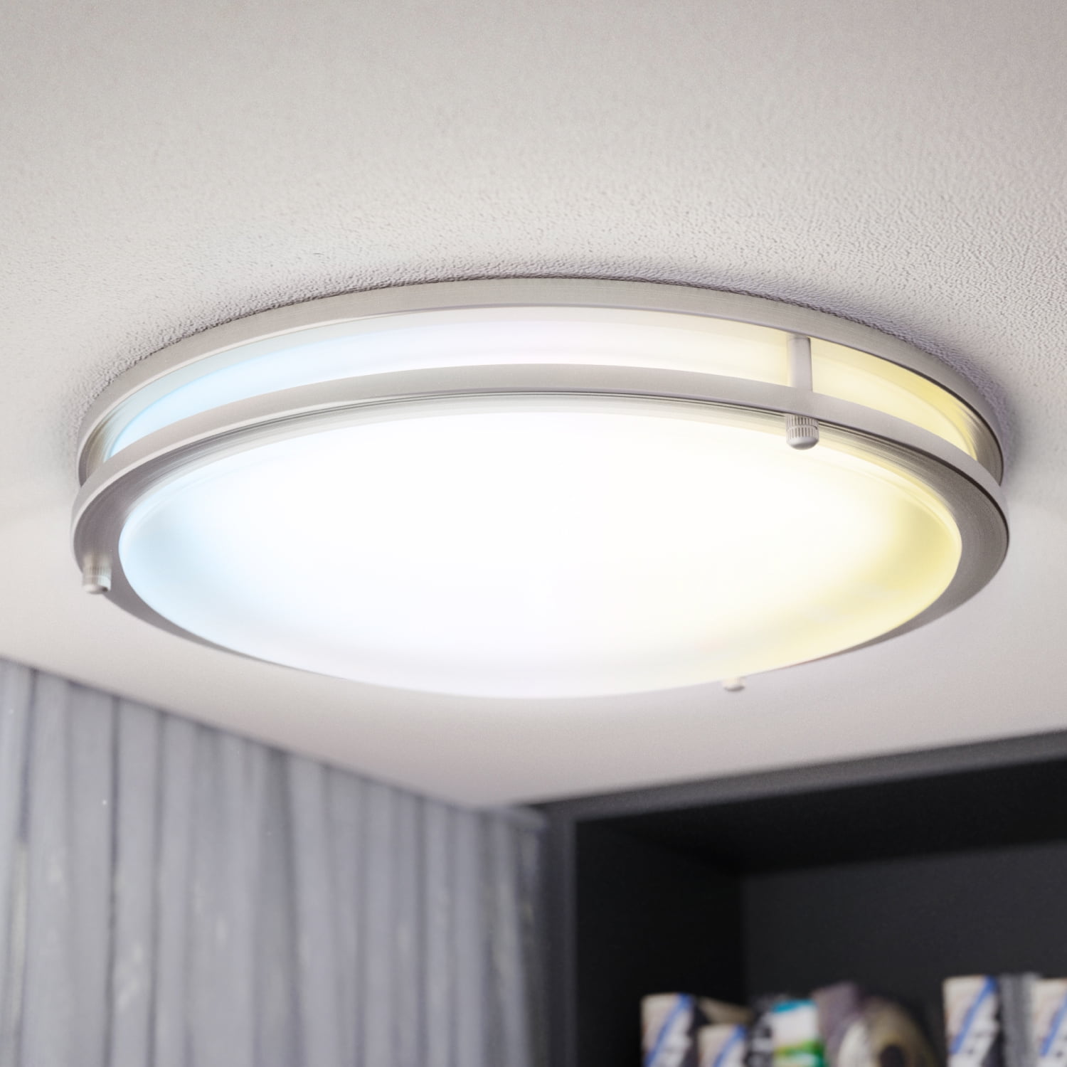 Sunco 14 Inch LED Ceiling Mount Light Fixture, Close to Ceiling Round ...
