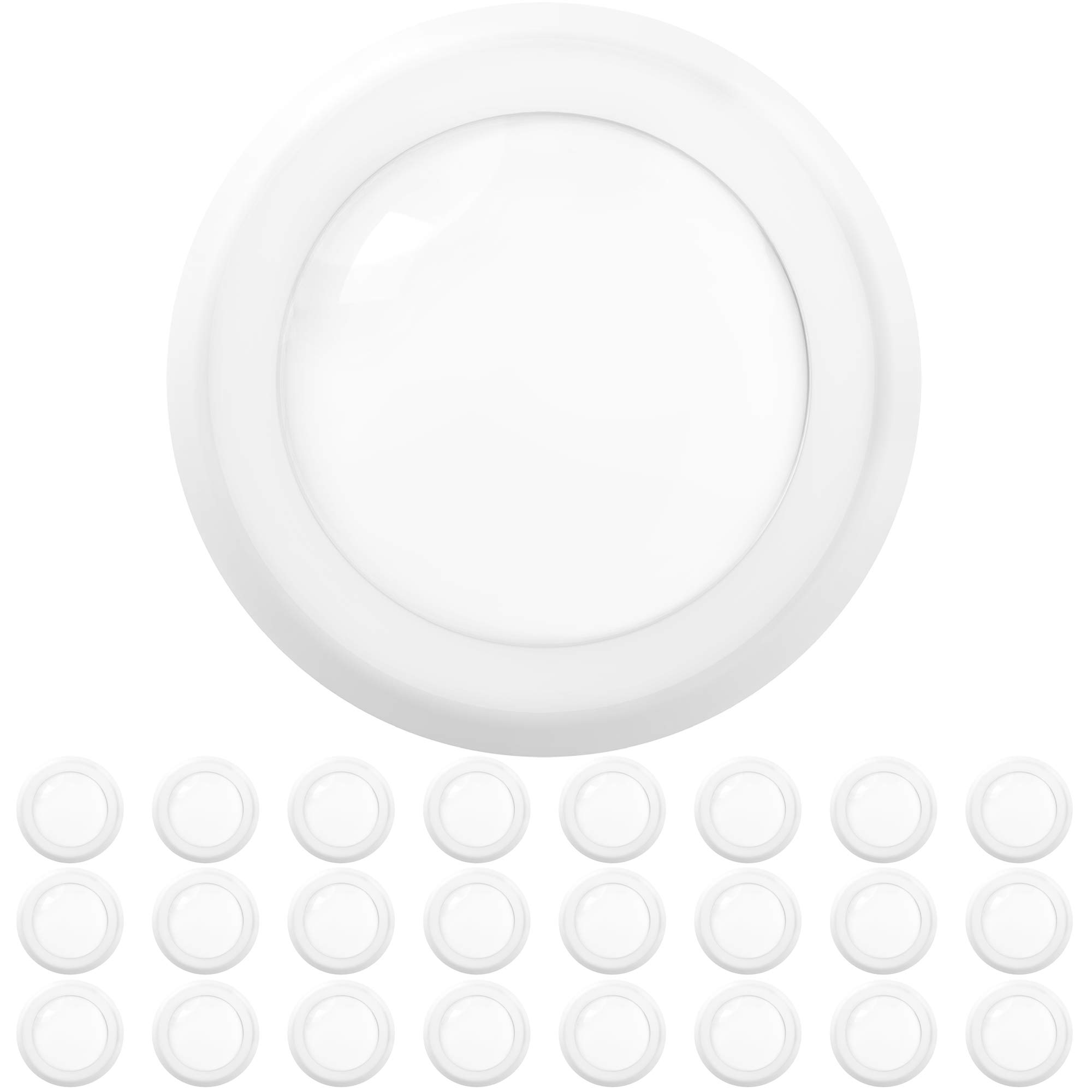 Sunco 24 Pack LED Disc Lights Ceiling 6 Inch, Flush Mount Disk Light ...