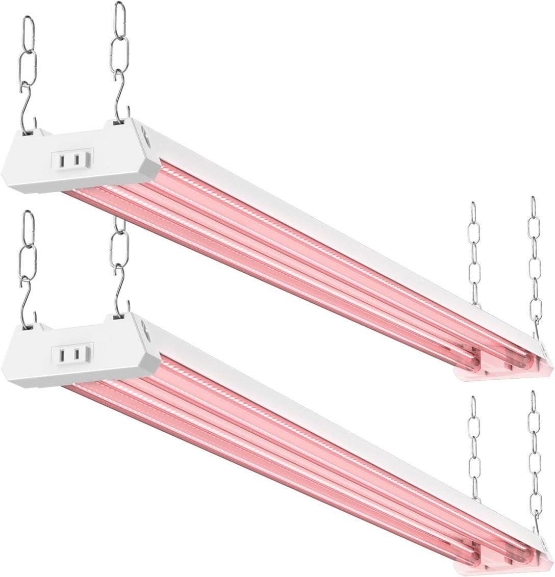 Sunco 4FT LED Grow Light for Indoor Plants 40W, Full Spectrum, Hanging ...