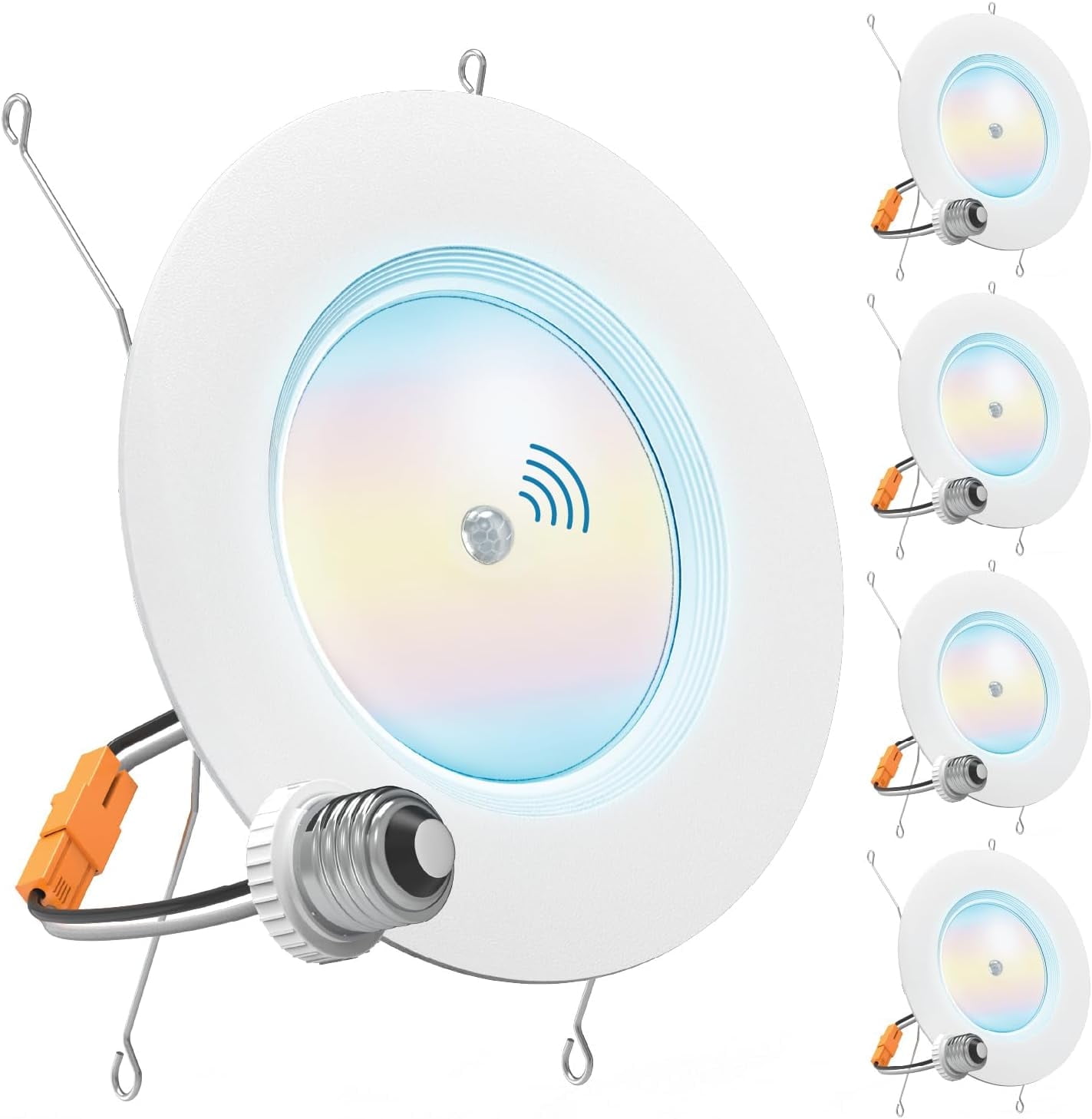 Sunco 6 Inch LED Can Lights Retrofit Recessed Lighting, Motion Sensor ...